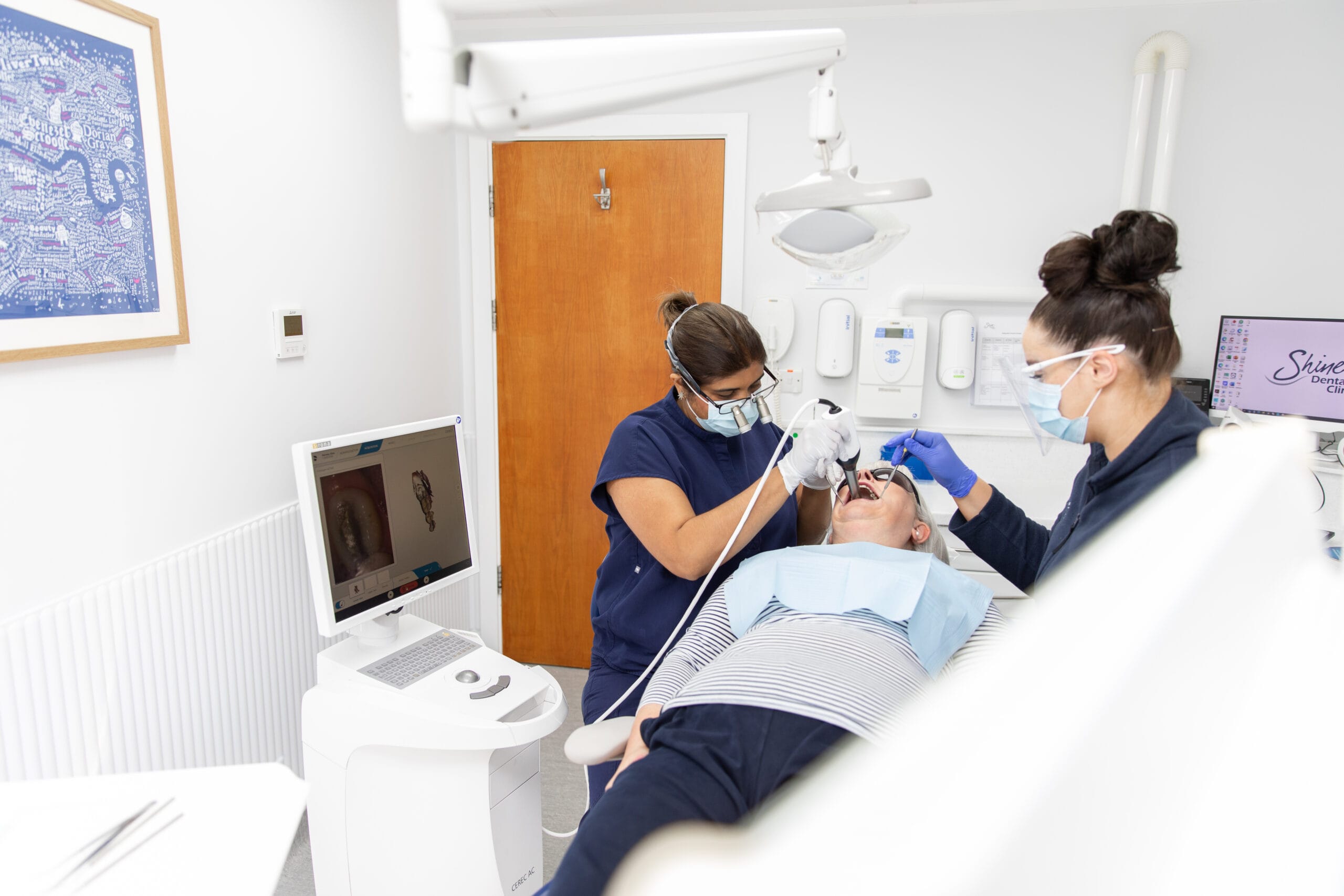 White Tooth Filling Four Marks - Composite Filling in Alton